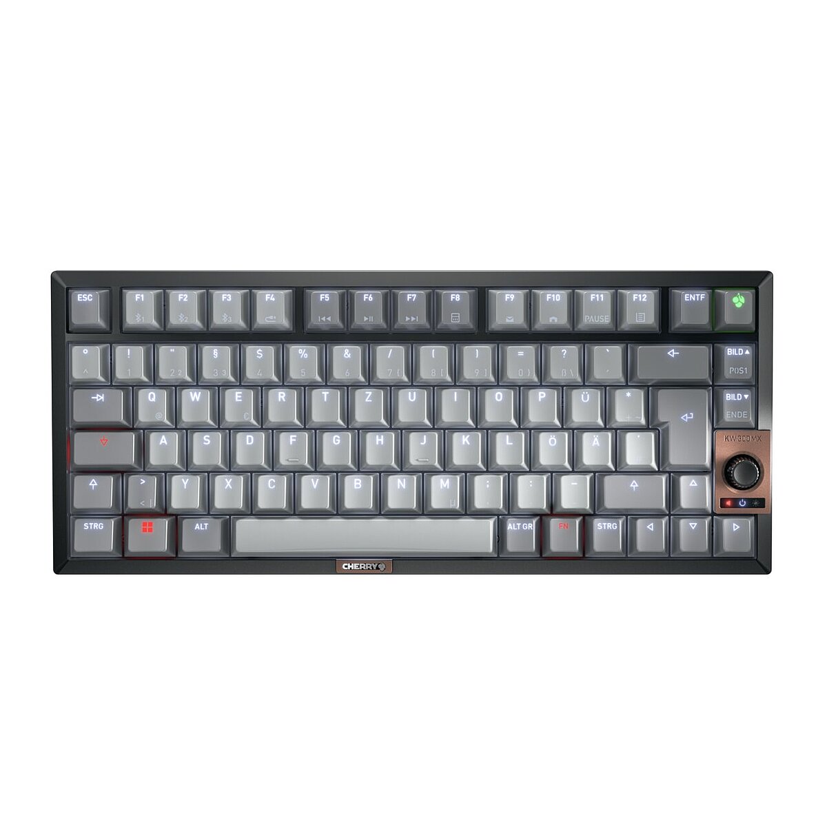 CHERRY KW 300 MX | Wireless Compact Hot-Swap Keyboard - Cherry
