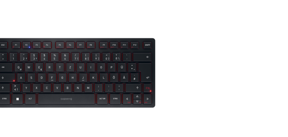 CHERRY KW 9200 MINI | Wireless mini keyboard - Cherry