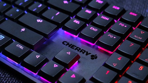 CHERRY MX 10.0N RGB | Mechanical Low Profile Keyboard - Cherry