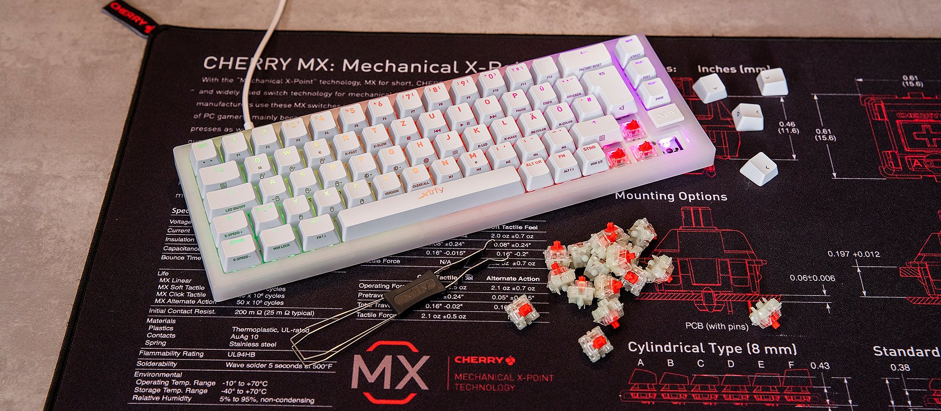 CHERRY MX RED | Smooth and direct - Cherry