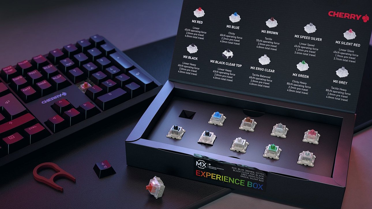 CHERRY MX Experience Box and MX Switch Kit: A wide selection of MX switches to experience ...