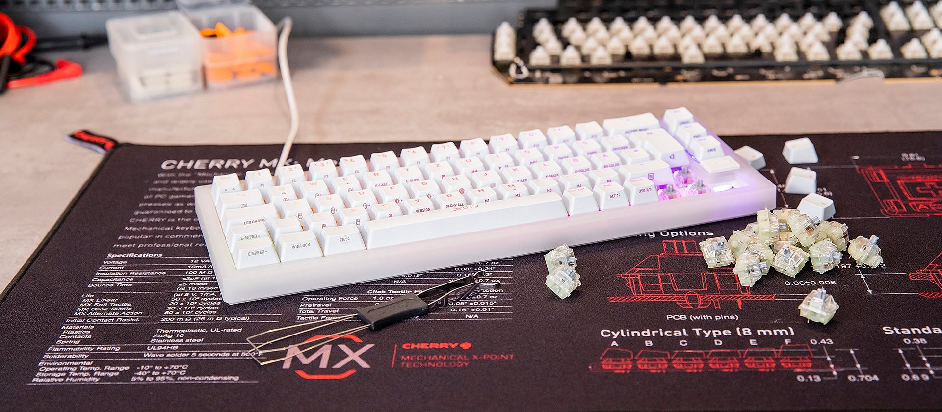 CHERRY MX RGB SPEED SILVER SWITCH KIT | 23 switches - Cherry