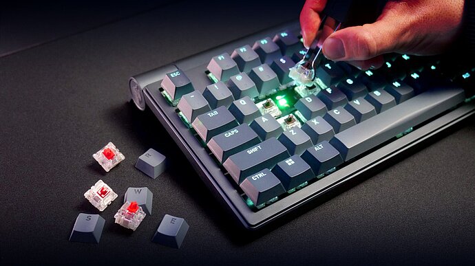 CHERRY XTRFY MX 8.3 TKL Wireless | Gaming keyboard with LCD display - Cherry
