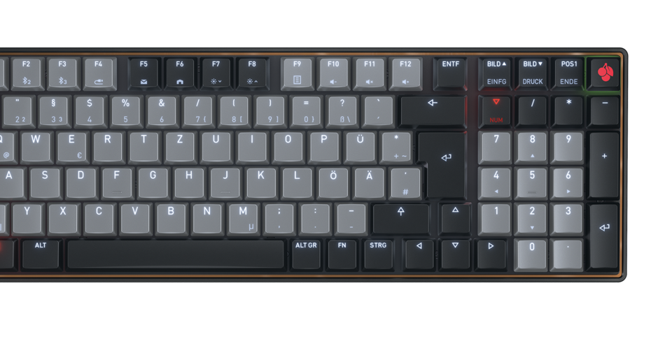 CHERRY KW 550 MX LP | Wireless, mechanical keyboard - Cherry