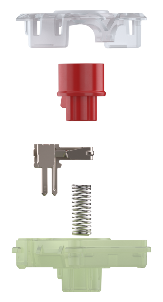 CHERRY MX LOW PROFILE RED | Quick-witted, smooth and direct - Cherry