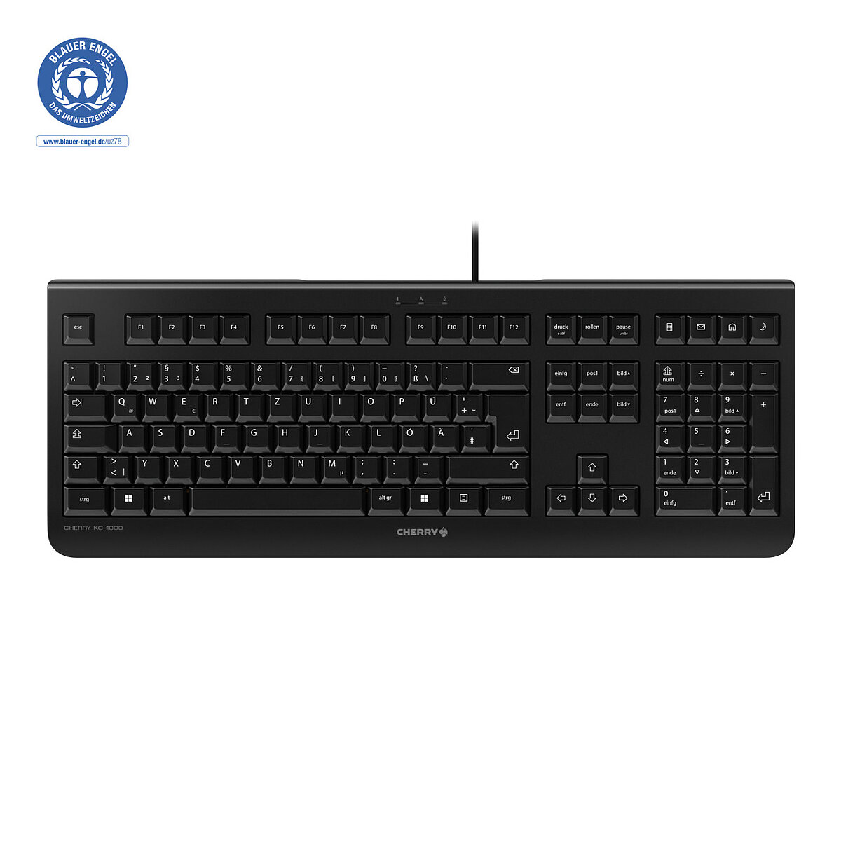 CHERRY KC 1000 | Flat cable keyboard - Cherry