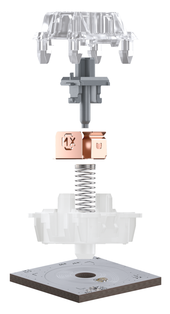 CHERRY MX MULITIPOINT SILVER | Fast and inductive - Cherry