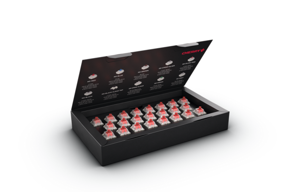 CHERRY MX RGB RED SWITCH KIT | Box with 23 switches - Cherry