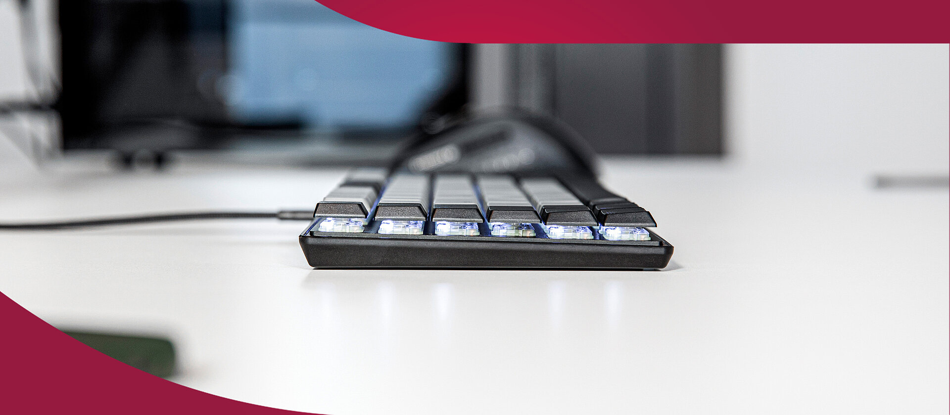 CHERRY KC 500 MX LP TKL | Compact low-profile keyboard - Cherry