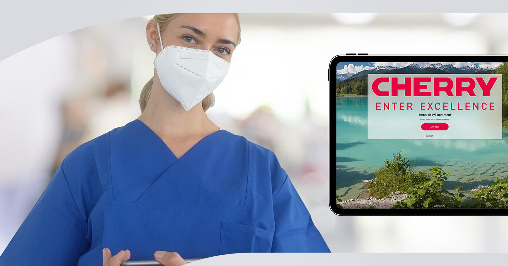 CHERRY TI-M | TI- Messenger - Cherry