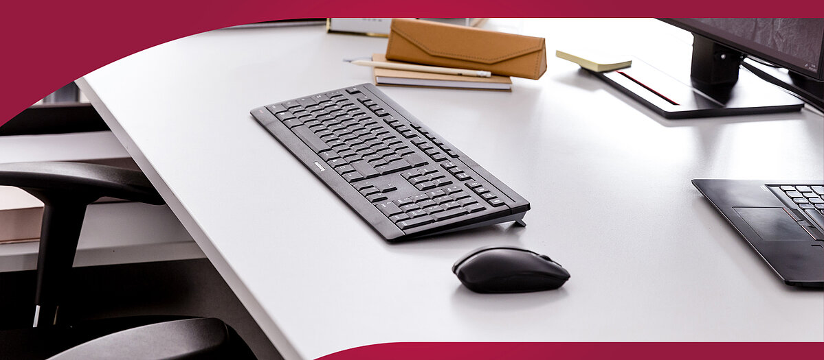 CHERRY STREAM DESKTOP | Wireless mouse & keyboard set with silent click ...