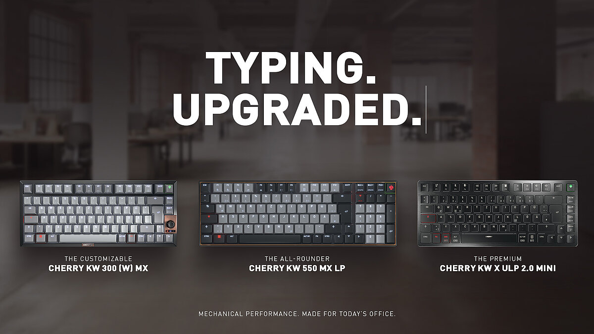 CHERRY introduces high-end mechanical keyboards for modern office use ...