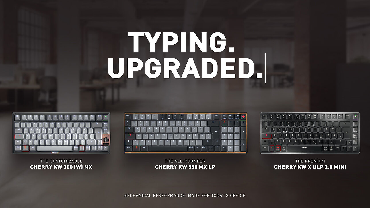 CHERRY introduces high-end mechanical keyboards for modern office use ...