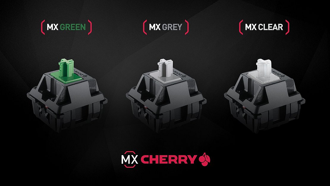 CHERRY MX GREEN, GREY AND CLEAR: SPECIAL SWITCHES AT A GLANCE - Cherry