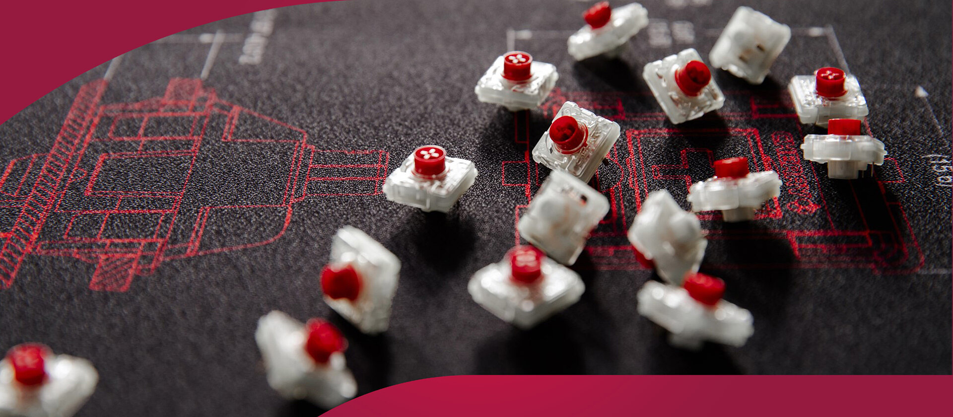 CHERRY MX LOW PROFILE RED | Quick-witted, smooth and direct - Cherry