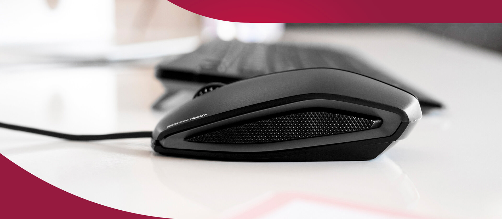 CHERRY GENTIX SILENT | Quiet mouse without a click - Cherry