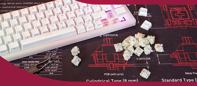 CHERRY MX GREY | Focused, robust and noticeable - Cherry