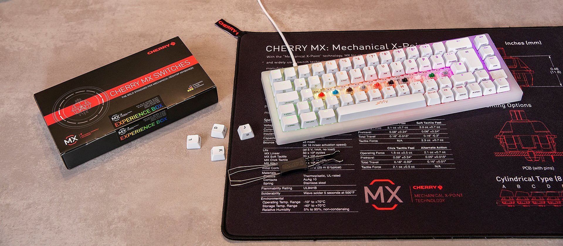 CHERRY MX Experience Box | 10x CHERRY MX Switch Kit - Cherry