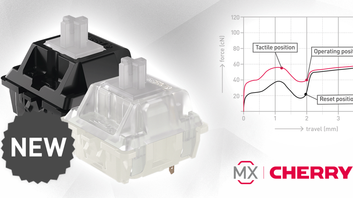 CHERRY MX ERGO CLEAR: SWITCH MODIFICATION BY ENTHUSIASTS BECOMES OFFICIAL MX DERIVATE - Cherry