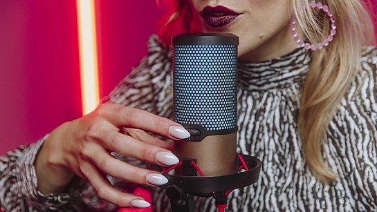 CHERRY UM 9.0 PRO RGB | Illuminated gaming microphone - Cherry