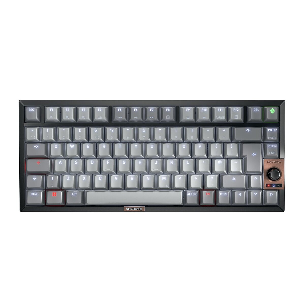 CHERRY KW 300W MX | Compact Hot-Swap Keyboard - Cherry