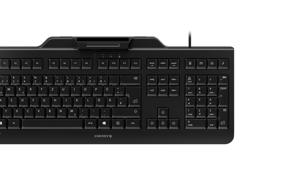 CHERRY SECURE BOARD 1.0 | Keyboard with integrated smartcard reader ...