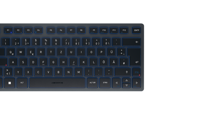 CHERRY KW 7100 MINI | Compact Bluetooth® Keyboard - Cherry