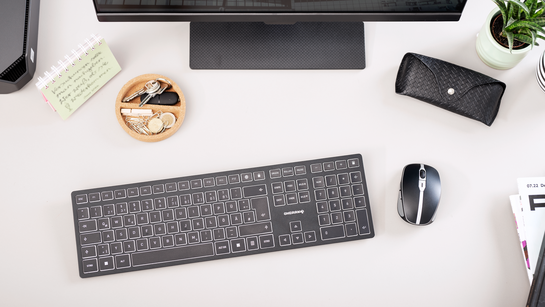 CHERRY KW 9100 SLIM | Rechargeable design keyboard - Cherry