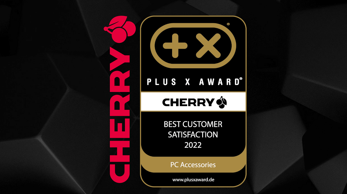 CHERRY RECEIVES PLUS X AWARD FOR "BEST CUSTOMER SATISFACTION" - Cherry