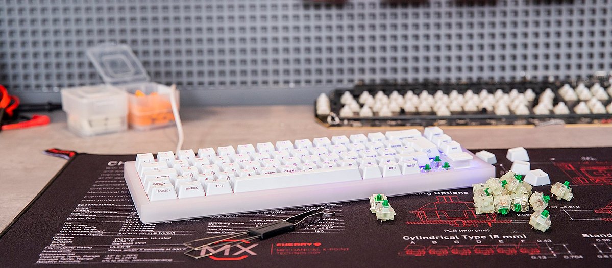 CHERRY MX RGB GREEN SWITCH KIT | Box with 23 switches - Cherry