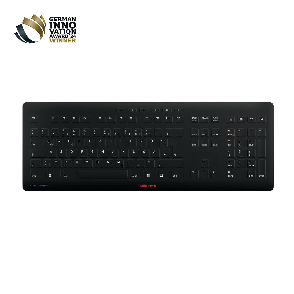 CHERRY STREAM PROTECT KEYBOARD WIRELESS | With high-quality protective ...