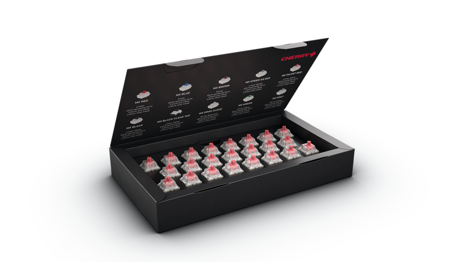 CHERRY MX RGB SILENT RED SWITCH KIT | 23 switches - Cherry